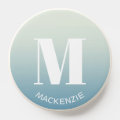 Monogram Name Simple Gradient Personalized PopSocket | Zazzle