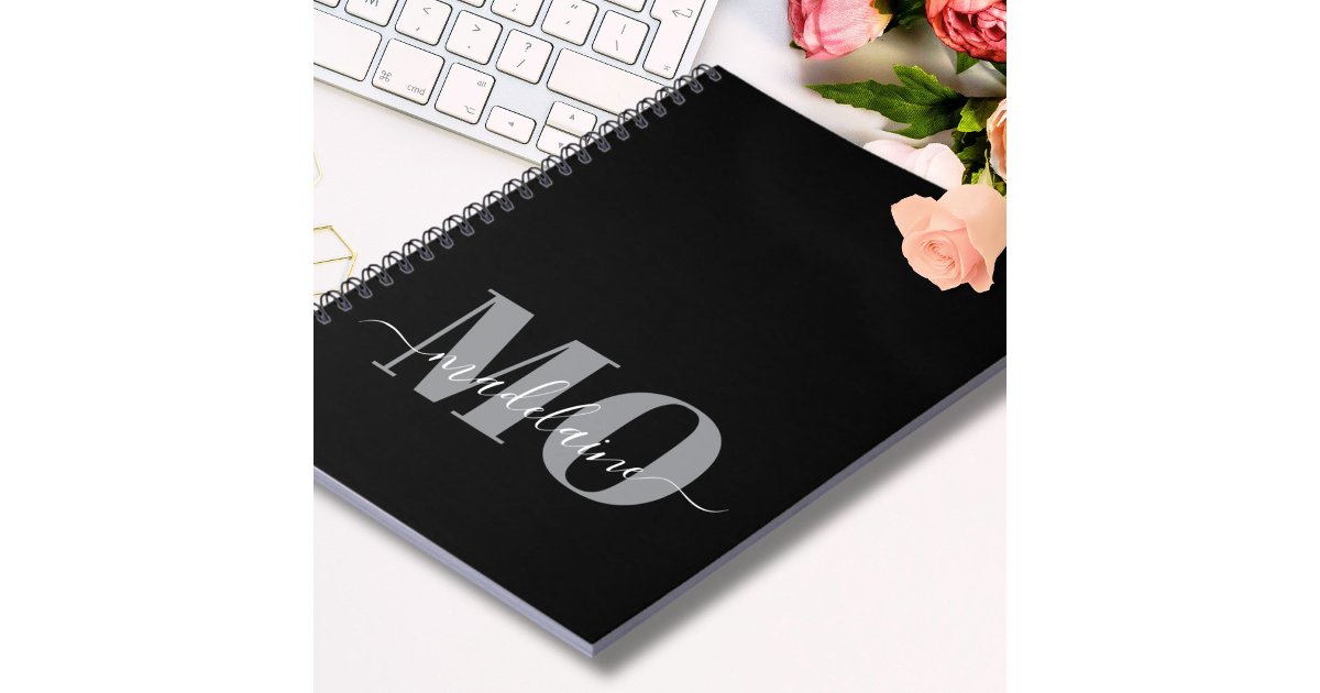 Monogram Notebook Gift Personalized Journal | Zazzle
