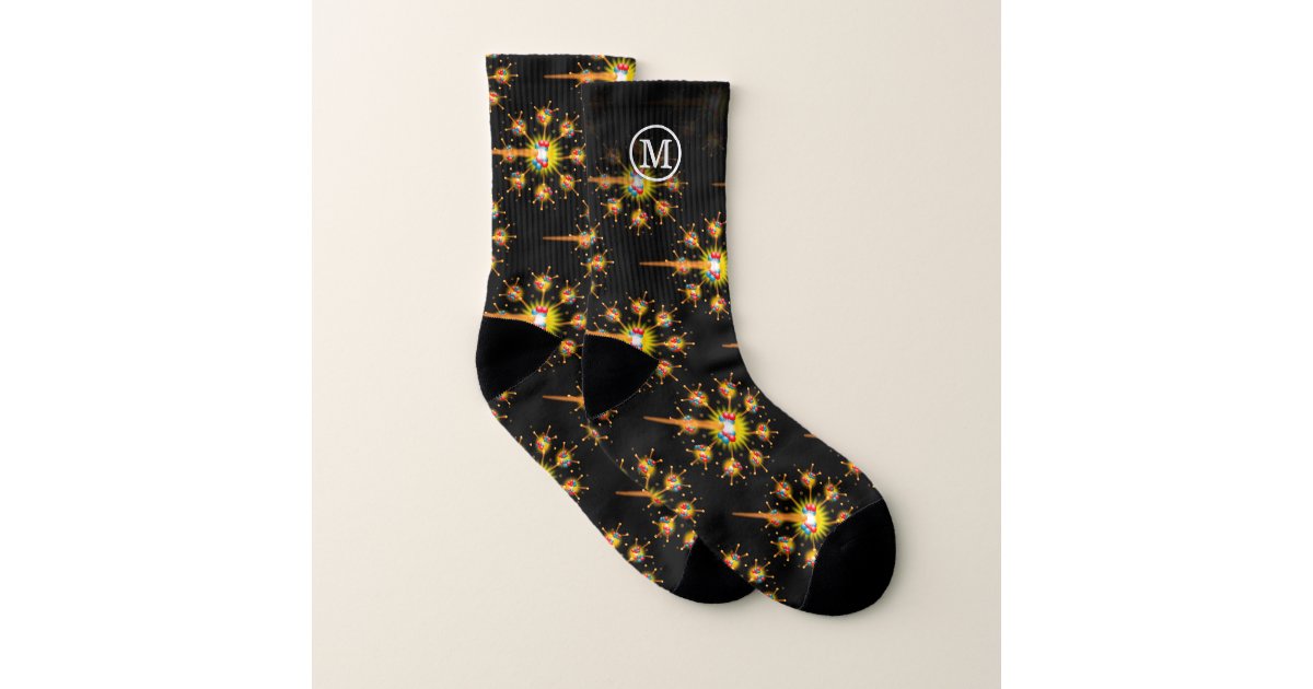 Monogram Nuclear Fission Science Socks | Zazzle