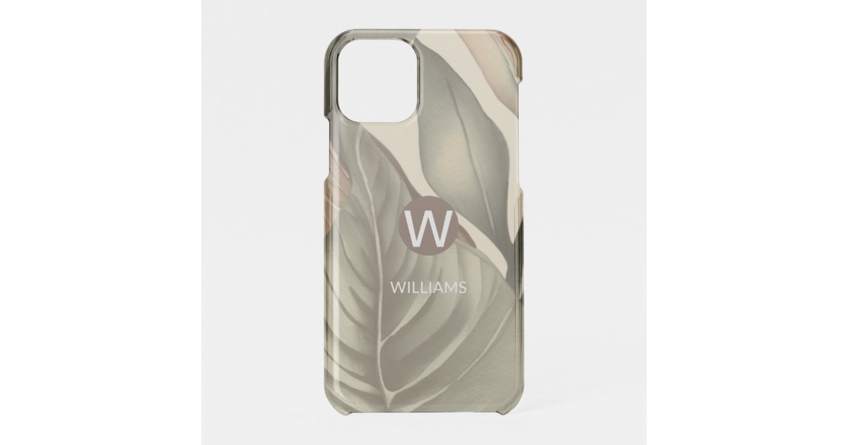 Monogram Personalized iPhone Case | Zazzle