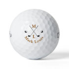 Monogram . personalized logo golf balls | Zazzle