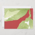 Monogram Pomegranate Foliage Note Thank You Card | Zazzle