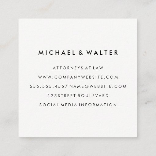 Monogram Professional Elegant Square Business Card | Zazzle Monogram Professional Elegant Square Business Card | Zazzle