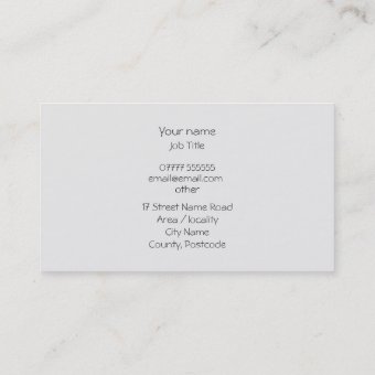 Monogram, Project Manager, metal-look Business Card | Zazzle