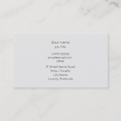Monogram, Project Manager, metal-look Business Card | Zazzle