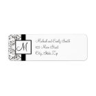 Monogram Return Address Labels | Zazzle