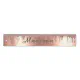 Monogram Rose Gold Glitter Drips Girly Sparkle Ruler | Zazzle