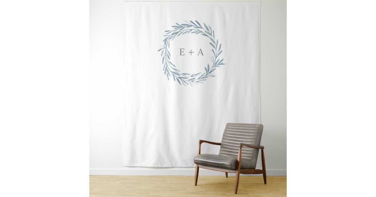 Monogram wedding backdrop, photo prop, photo booth | Zazzle