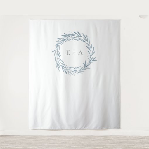 Monogram wedding backdrop, photo prop, photo booth | Zazzle