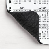 Monogrammed 2024 Calendar White Black Family Photo Mouse Pad | Zazzle