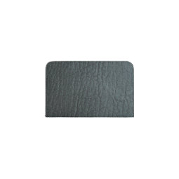 Monogrammed Faux Black Leather Texture Card Holder | Zazzle
