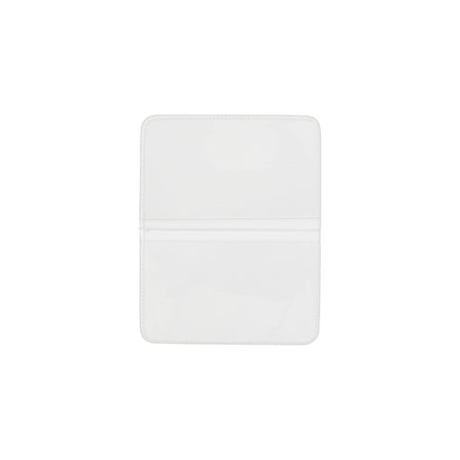 Monogrammed Faux Black Leather Texture Card Holder | Zazzle