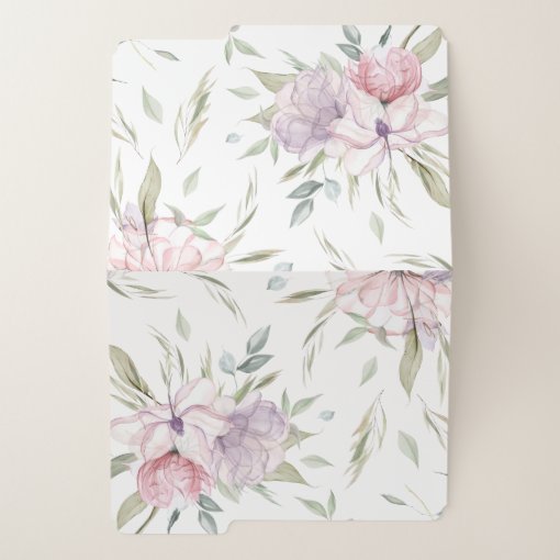 Monogrammed File Folders | Zazzle