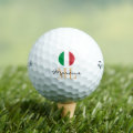Monogrammed Italian Flag & Italy Golf Balls | Zazzle