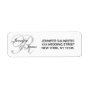 Monogrammed Wedding Custom Address Label | Zazzle