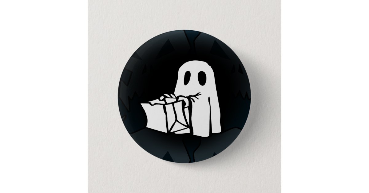 Monster and ghosts pinback button | Zazzle