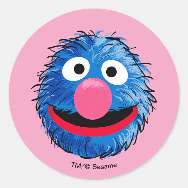 Monster at the End of this Story | Grover Classic Round Sticker | Zazzle