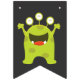 Monster Birthday Party Bunting Flags | Zazzle