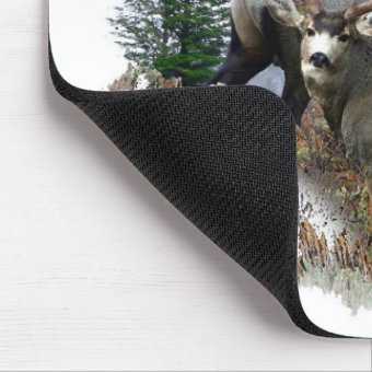 Monster bull trophy buck mouse pad | Zazzle