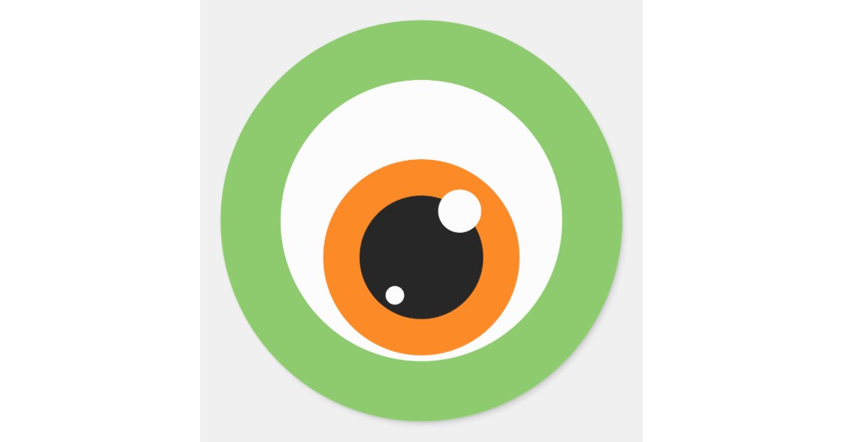 Monster Eye Stickers | Zazzle