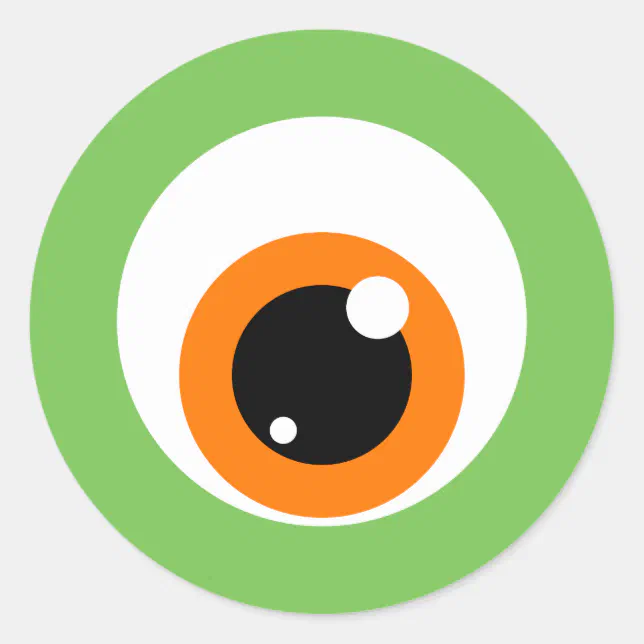 Monster Eye Stickers | Zazzle