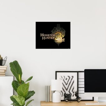 Monster Hunter Tri logo Poster | Zazzle