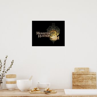 Monster Hunter Tri logo Poster | Zazzle