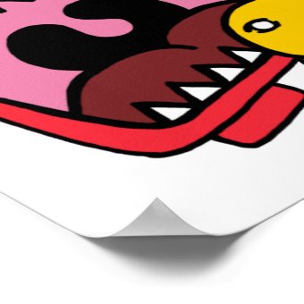 Monster Mash Hip Hop Rag Tag Wall Art Poster | Zazzle