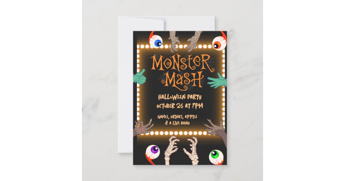Monster Mash Invitation | Zazzle
