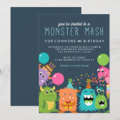 MONSTER MASH KIDS BIRTHDAY PARTY INVITATION invite | Zazzle