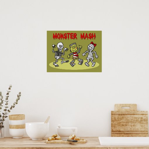 Monster Mash poster | Zazzle