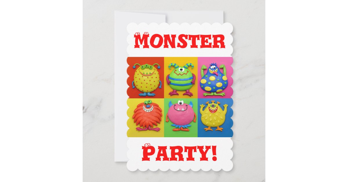 Monster Party Invitation | Zazzle