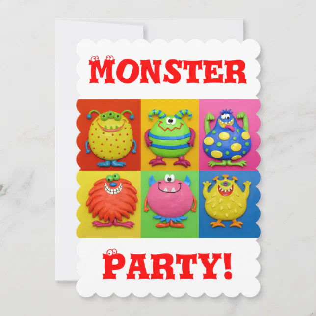 Monster Party Invitation | Zazzle