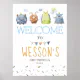 Monster Poster, Monster welcome sign | Zazzle