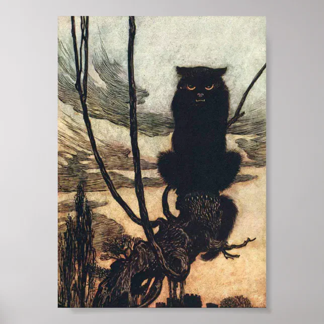 Monster print by Arthur Rackham | Zazzle