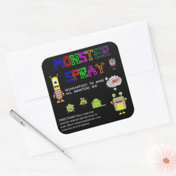 Monster Spray Stickers | Zazzle