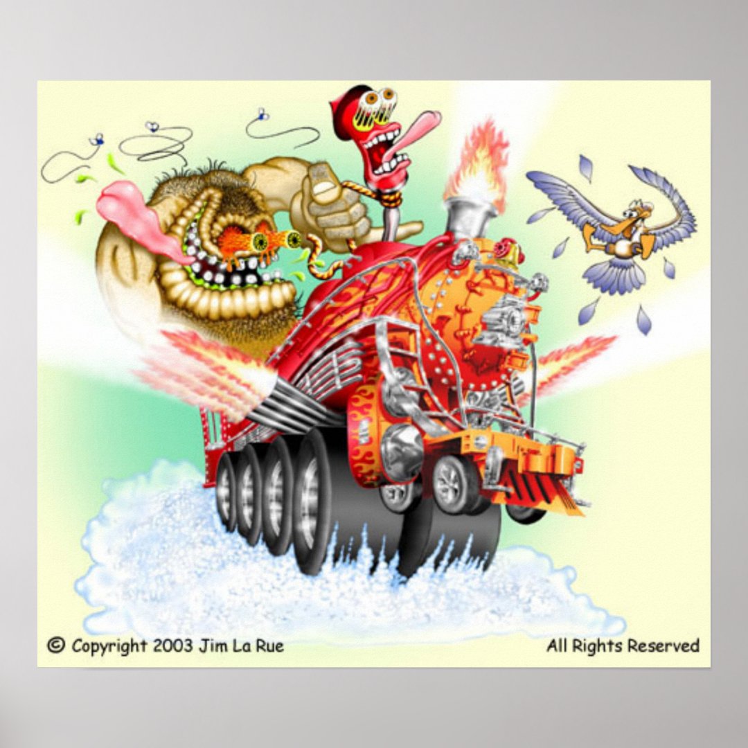 Monster Train Poster | Zazzle