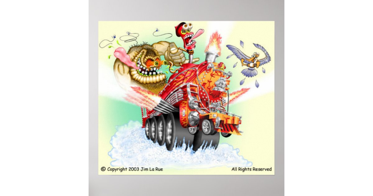 Monster Train Poster | Zazzle