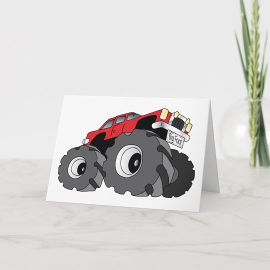 Monster Truck Card | Zazzle.com