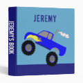 MONSTER TRUCK Photo Album Binder Scrapbook | Zazzle