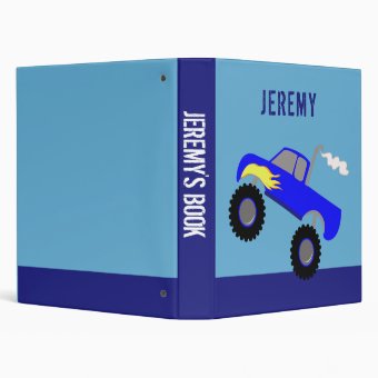 MONSTER TRUCK Photo Album Binder Scrapbook | Zazzle