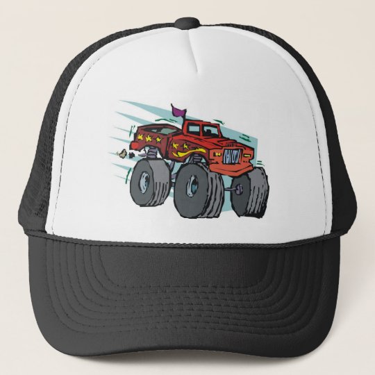 monster truck trucker hat | Zazzle.com