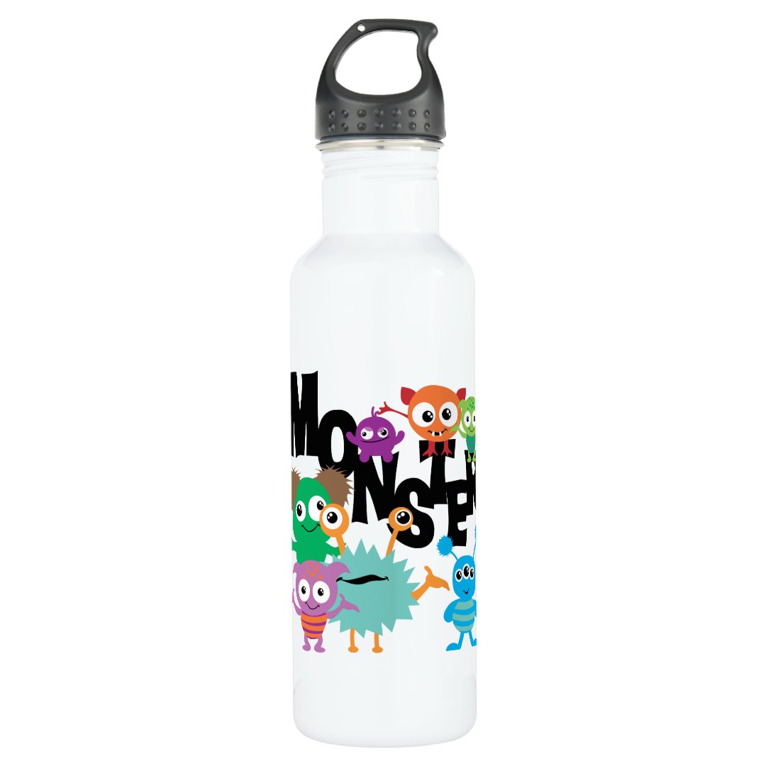 Monster Water Bottle | Zazzle
