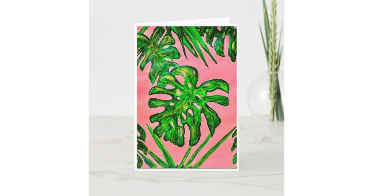 Monstera Invitation | Zazzle