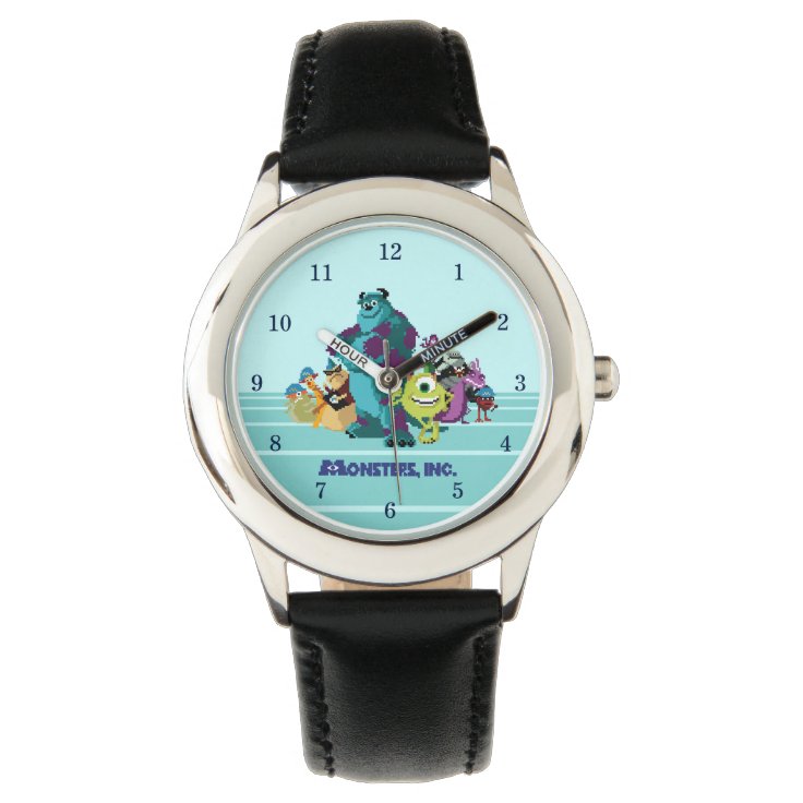 Monsters Inc 8Bit Mike, Sully, and the Gang Watch | Zazzle