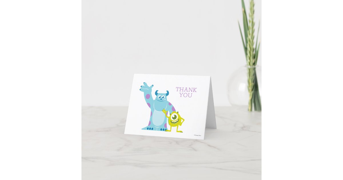 Monsters Inc. Baby Shower Thank You | Zazzle