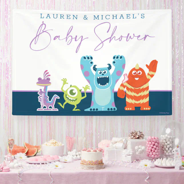 Monsters Inc. Baby Shower Welcome Banner | Zazzle