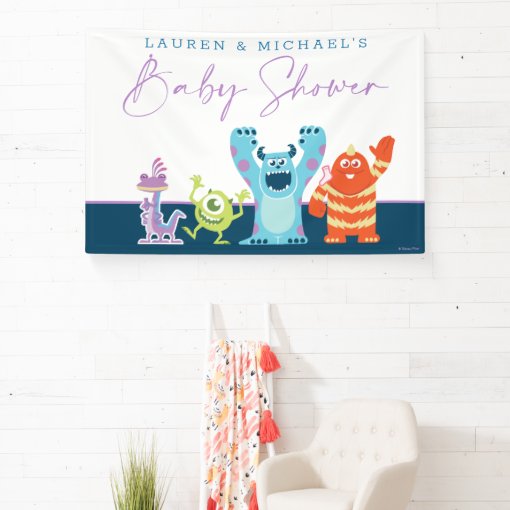 Monsters Inc. Baby Shower Welcome Banner | Zazzle