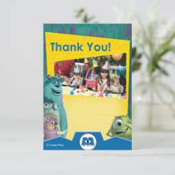 Monsters Inc. Birthday Thank You Cards | Zazzle