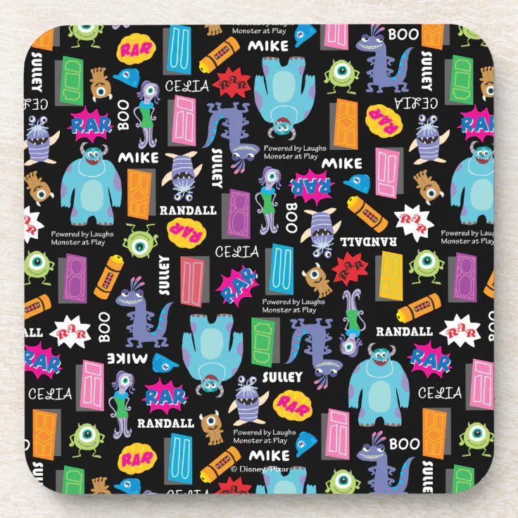 Monsters, Inc. | Character Pattern Coaster | Zazzle